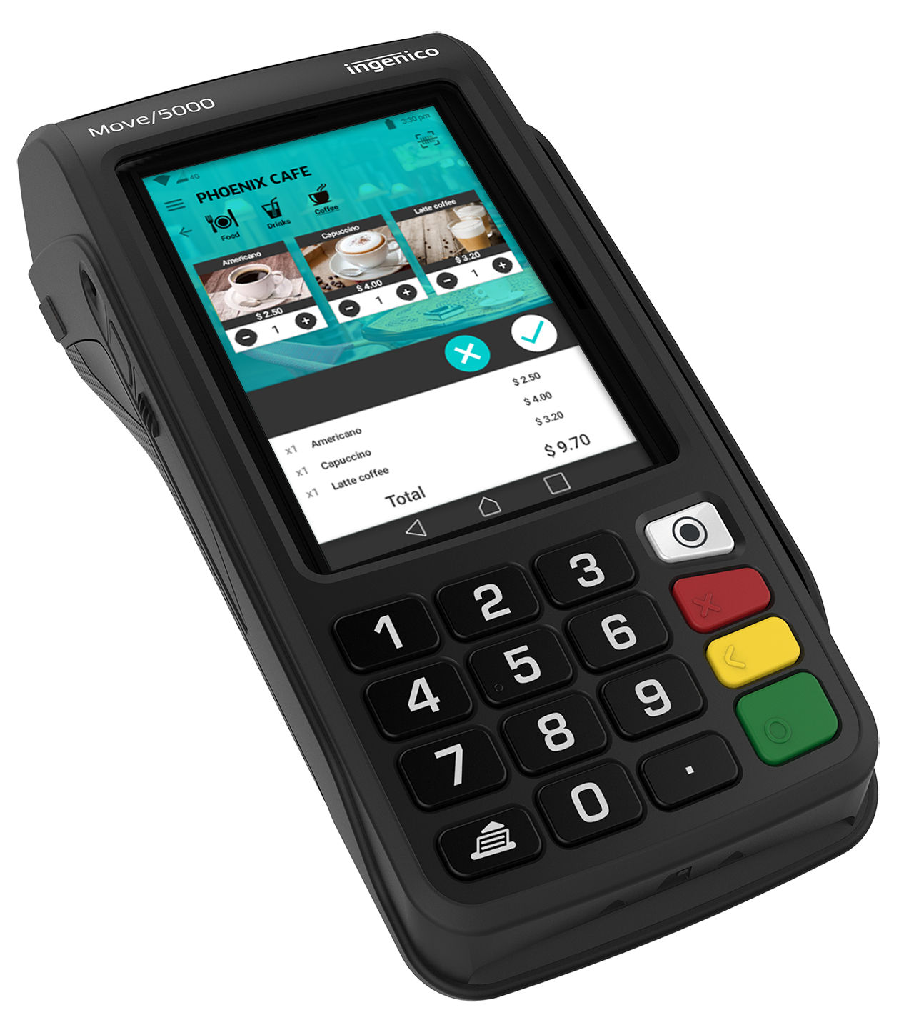 MOVE 5000 (P CLESS / WIFI / B CLESS / G CLESS / B3G) - Monétique Plus